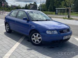 Blue Audi A3 1999 in Jelgava, with an engine capacity of 1.90 L and mileage of 0 thousand km for 900 €, photo  on AUTOMOTO.COM.LV