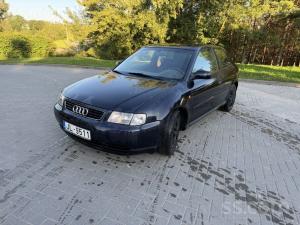 Blue Audi A3 1999 in Saldus, with an engine capacity of 1.60 L and mileage of 272 thousand km for 800 €, photo  on AUTOMOTO.COM.LV