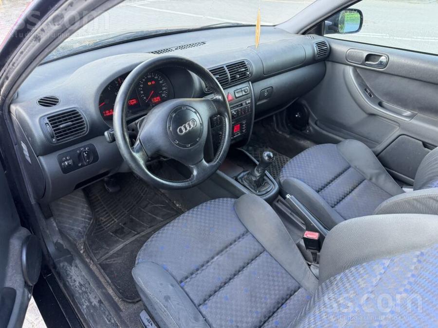Blue Audi A3 1999 in Saldus, with an engine capacity of 1.60 L and mileage of 272 thousand km for 800 €, photo 6 on AUTOMOTO.COM.LV
