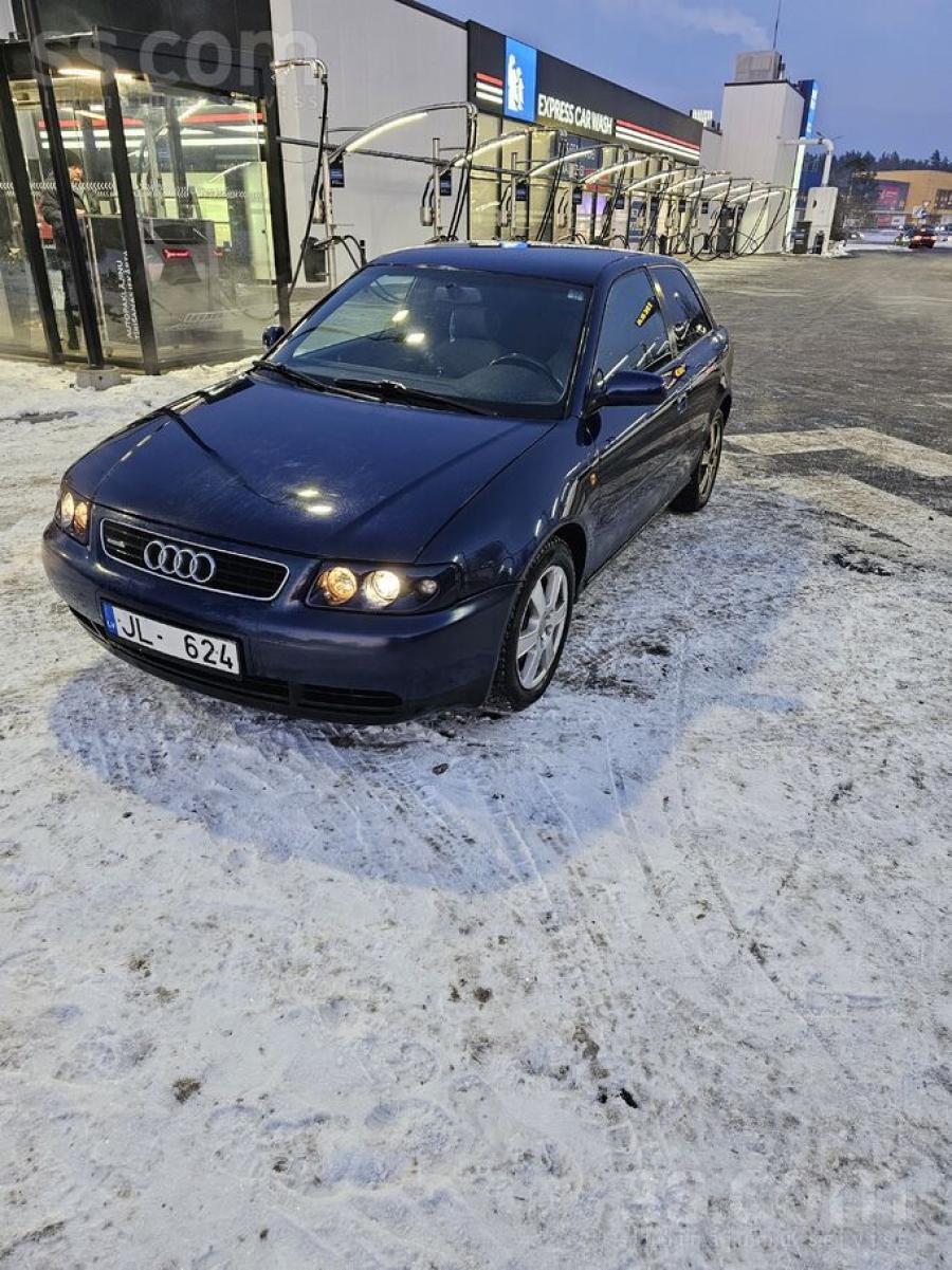 Blue Audi A3 2000 in Riga, with an engine capacity of 1.80 L and mileage of 330 thousand km for 2700 €, photo 1 on AUTOMOTO.COM.LV
