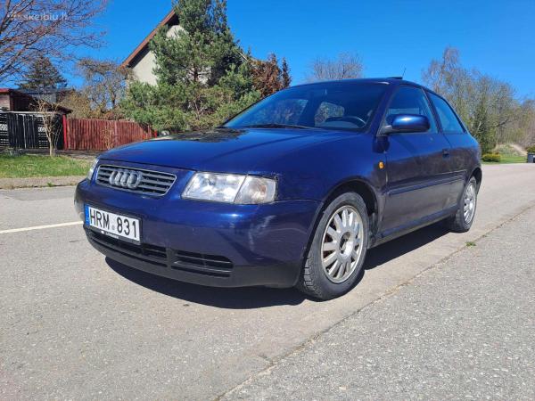 Blue Audi A3 2000 in Klaipeda, with an engine capacity of 1.80 L and mileage of 270 thousand km for 9 €, photo 2 on AUTOMOTO.COM.LV