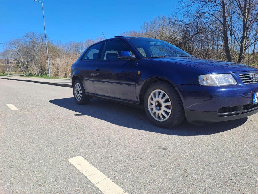 Blue Audi A3 2000 in Klaipeda, with an engine capacity of 1.80 L and mileage of 270 thousand km for 9 €, photo 5 on AUTOMOTO.COM.LV