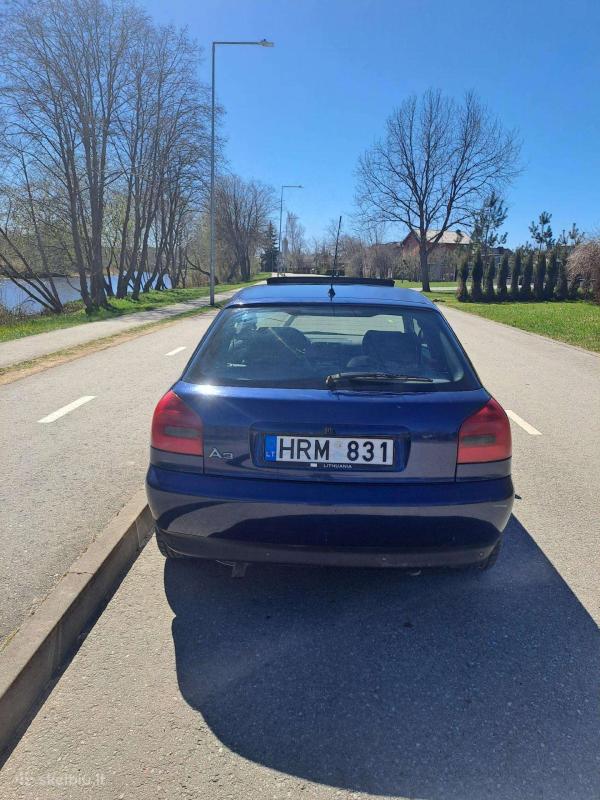 Blue Audi A3 2000 in Klaipeda, with an engine capacity of 1.80 L and mileage of 270 thousand km for 9 €, photo 7 on AUTOMOTO.COM.LV