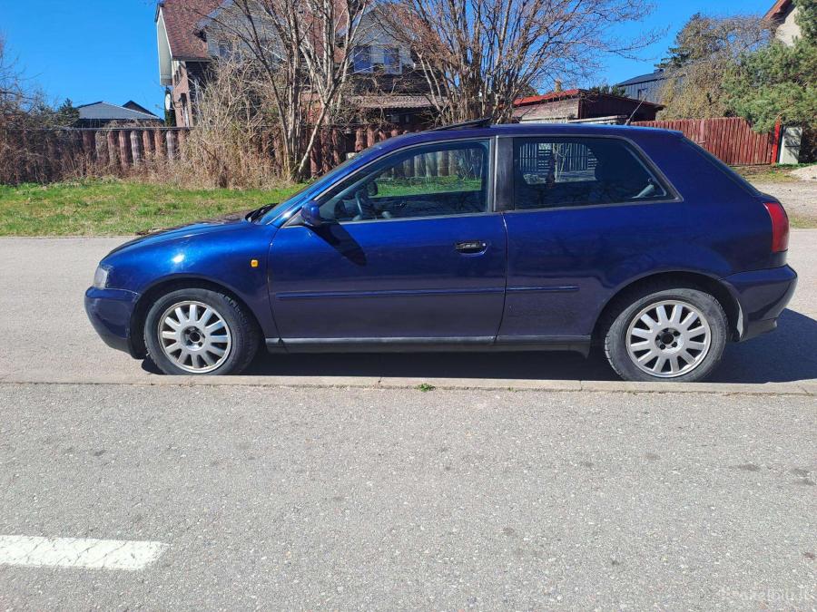 Blue Audi A3 2000 in Klaipeda, with an engine capacity of 1.80 L and mileage of 270 thousand km for 9 €, photo 11 on AUTOMOTO.COM.LV