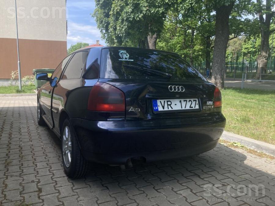 Zils Audi A3 2000 Rīga, ar dzinēja tilpumu 1.90 L un nobraukumu 378 tūkst. km par 1300 €, foto 3 vietnē AUTOMOTO.COM.LV