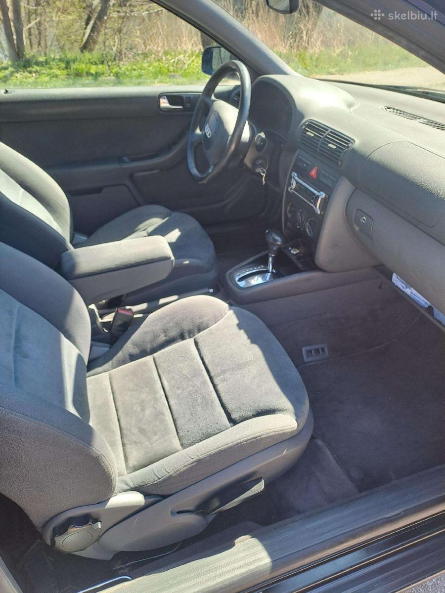 Blue Audi A3 2000 in Klaipeda, with an engine capacity of 1.80 L and mileage of 270 thousand km for 975 €, photo 14 on AUTOMOTO.COM.LV