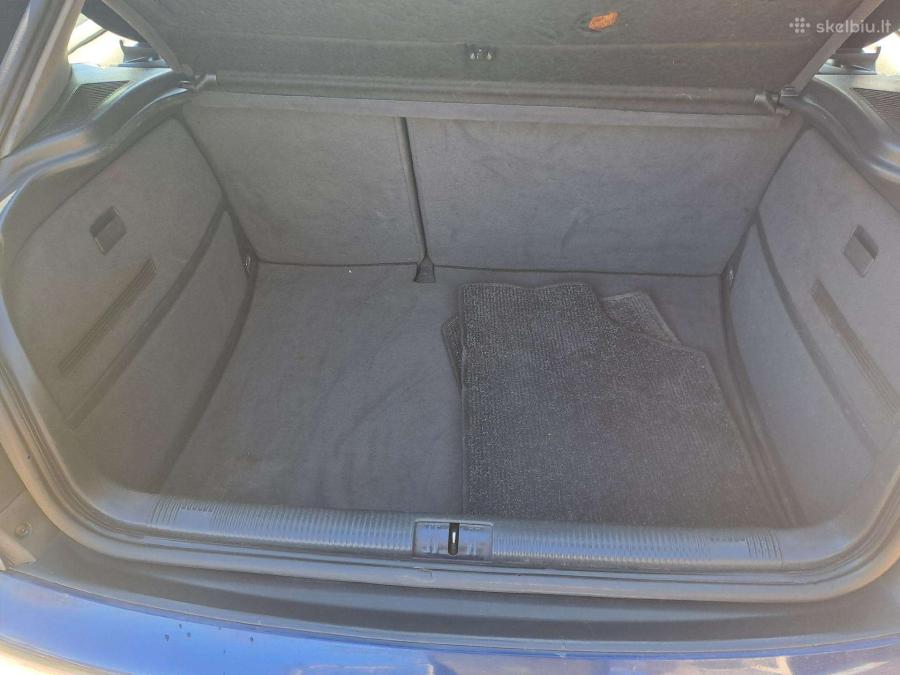 Blue Audi A3 2000 in Klaipeda, with an engine capacity of 1.80 L and mileage of 270 thousand km for 975 €, photo 26 on AUTOMOTO.COM.LV