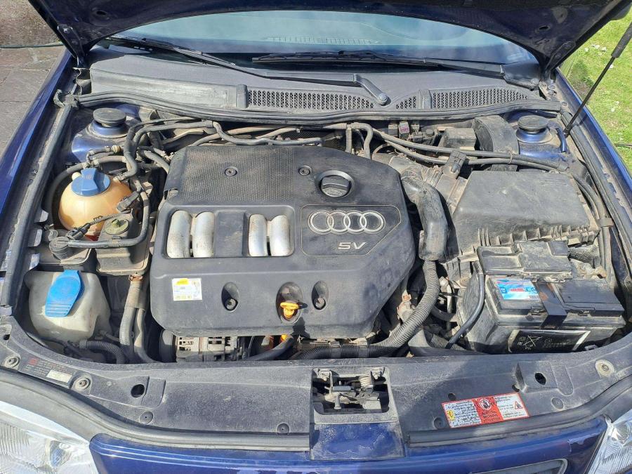 Blue Audi A3 2000 in Klaipeda, with an engine capacity of 1.80 L and mileage of 270 thousand km for 975 €, photo 28 on AUTOMOTO.COM.LV