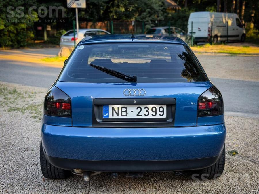 Blue Audi A3 2001 in Jurmala, with an engine capacity of 1.90 L and mileage of 369 thousand km for 2300 €, photo 8 on AUTOMOTO.COM.LV