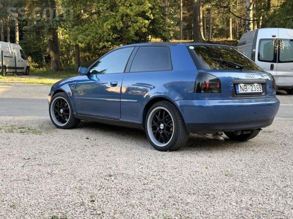 Blue Audi A3 2001 in Jurmala, with an engine capacity of 1.90 L and mileage of 369 thousand km for 2150 €, photo 7 on AUTOMOTO.COM.LV