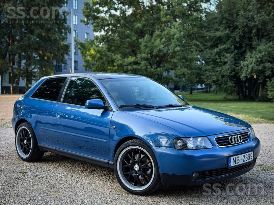 Blue Audi A3 2001 in Jurmala, with an engine capacity of 1.90 L and mileage of 368 thousand km for 1900 €, photo 1 on AUTOMOTO.COM.LV