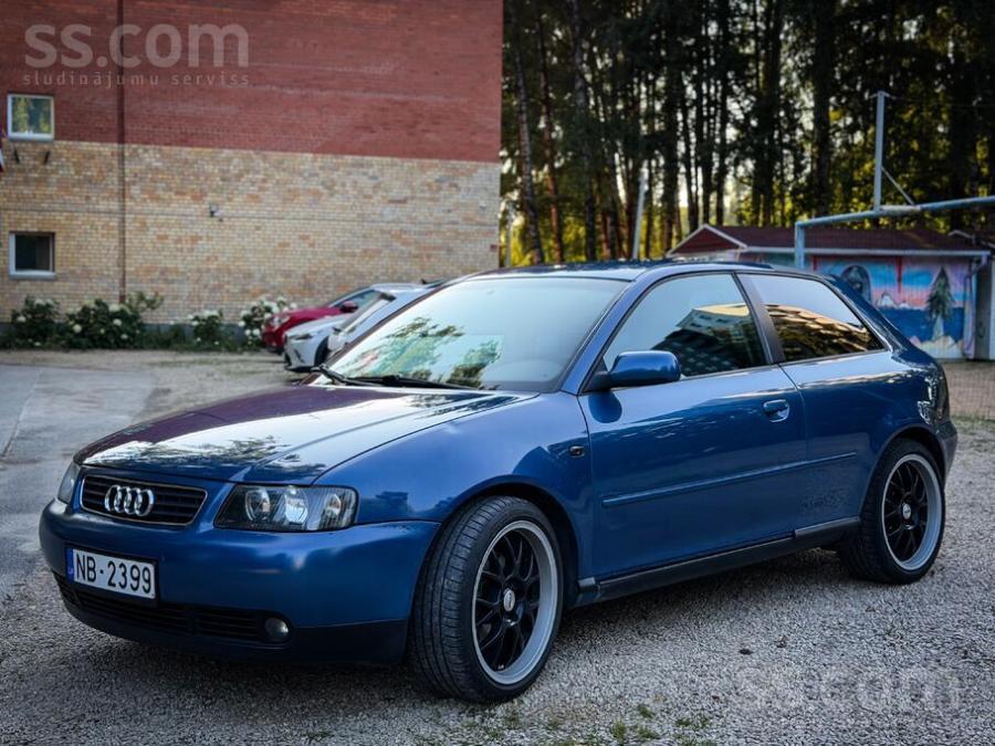 Blue Audi A3 2001 in Jurmala, with an engine capacity of 1.90 L and mileage of 368 thousand km for 1900 €, photo 3 on AUTOMOTO.COM.LV