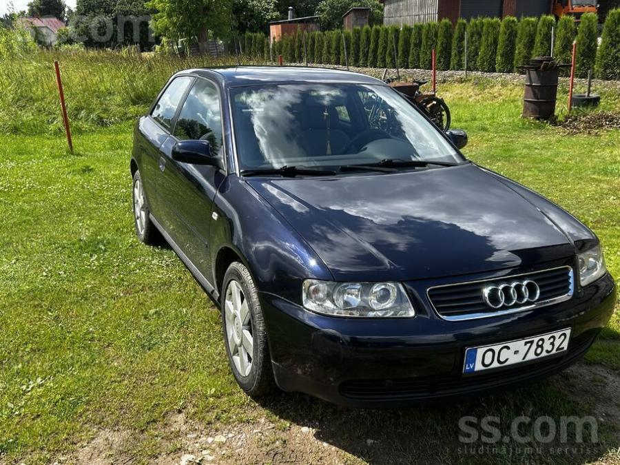 Blue Audi A3 2002 in Gulbene, with an engine capacity of 1.60 L and mileage of 347 thousand km for 1800 €, photo 6 on AUTOMOTO.COM.LV