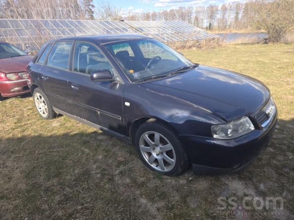 Blue Audi A3 2003 in Riga, with an engine capacity of 1.90 L and mileage of 430 thousand km for 950 €, photo 1 on AUTOMOTO.COM.LV