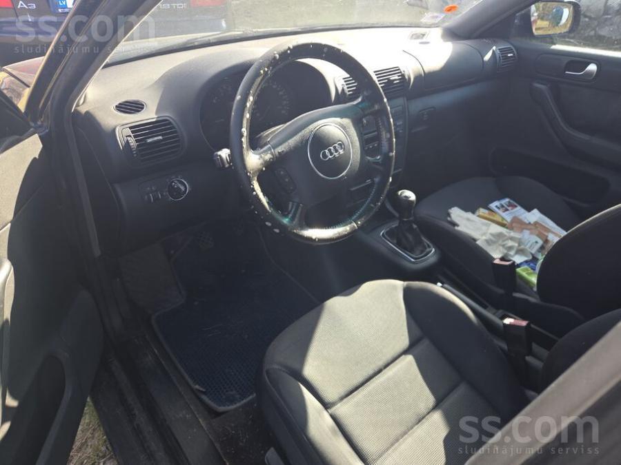 Blue Audi A3 2003 in Riga, with an engine capacity of 1.90 L and mileage of 430 thousand km for 950 €, photo 8 on AUTOMOTO.COM.LV