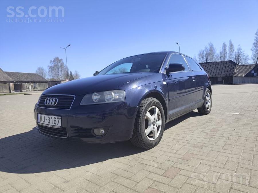 Blue Audi A3 2004 in Cesis, with an engine capacity of 1.60 L and mileage of 230 thousand km for 1700 €, photo 1 on AUTOMOTO.COM.LV