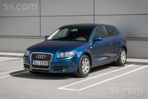 Blue Audi A3 2008 in Riga, with an engine capacity of 1.90 L and mileage of 0 thousand km for 2590 €, photo  on AUTOMOTO.COM.LV