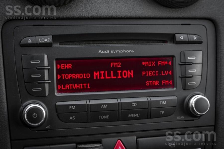 Синий Ауди А3 2008 в Рига, объемом двигателя 1.90 л и пробегом 0 тыс. км за 2590 €, фото 20 на AUTOMOTO.COM.LV