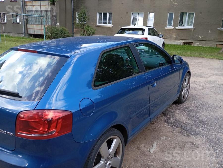 Zils Audi A3 2008 Daugavpils, ar dzinēja tilpumu 2.00 L un nobraukumu 270 tūkst. km par 2600 €, foto 3 vietnē AUTOMOTO.COM.LV