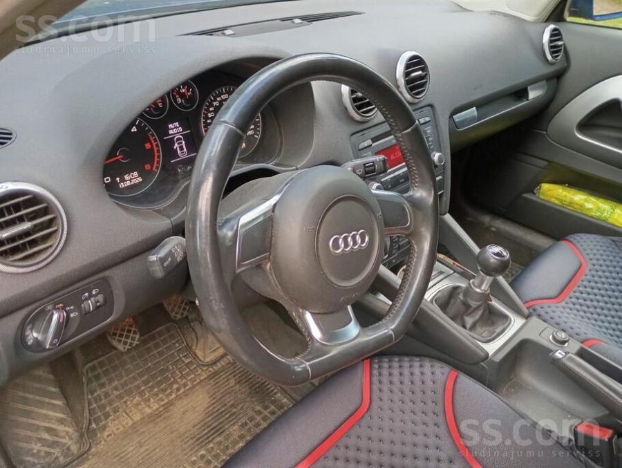Zils Audi A3 2008 Daugavpils, ar dzinēja tilpumu 2.00 L un nobraukumu 270 tūkst. km par 2600 €, foto 7 vietnē AUTOMOTO.COM.LV