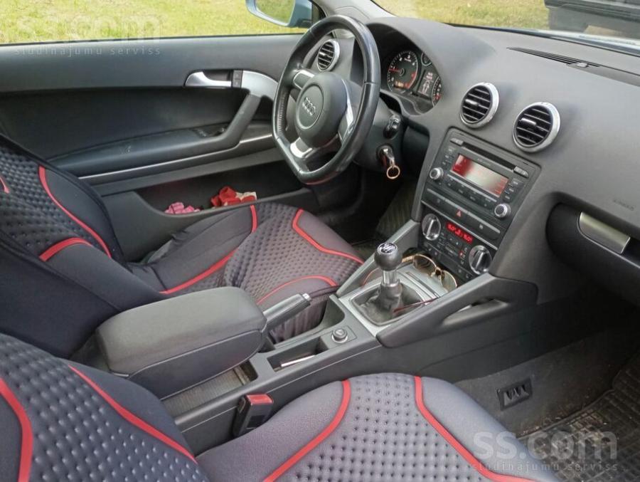 Zils Audi A3 2008 Daugavpils, ar dzinēja tilpumu 2.00 L un nobraukumu 270 tūkst. km par 2600 €, foto 9 vietnē AUTOMOTO.COM.LV