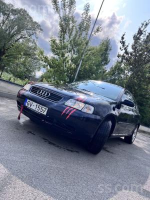 Zils Audi A3 1997 Rīga, ar dzinēja tilpumu 1.80 L un nobraukumu 238 tūkst. km par 800 €, foto 2 vietnē AUTOMOTO.COM.LV