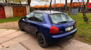 Zils Audi A3 1998 Jelgava, ar dzinēja tilpumu 1.90 L un nobraukumu 0 tūkst. km par 1000 €, foto 4 vietnē AUTOMOTO.COM.LV