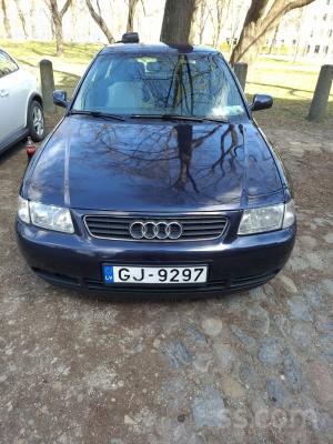 Blue Audi A3 1998 in Riga, with an engine capacity of 1.80 L and mileage of 259 thousand km for 850 €, photo 3 on AUTOMOTO.COM.LV