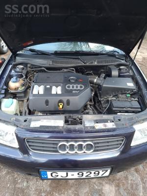 Blue Audi A3 1998 in Riga, with an engine capacity of 1.80 L and mileage of 259 thousand km for 850 €, photo 6 on AUTOMOTO.COM.LV