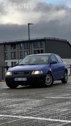 Zils Audi A3 1998 Rīga, ar dzinēja tilpumu 1.90 L un nobraukumu 355 tūkst. km par 1240 €, foto  vietnē AUTOMOTO.COM.LV