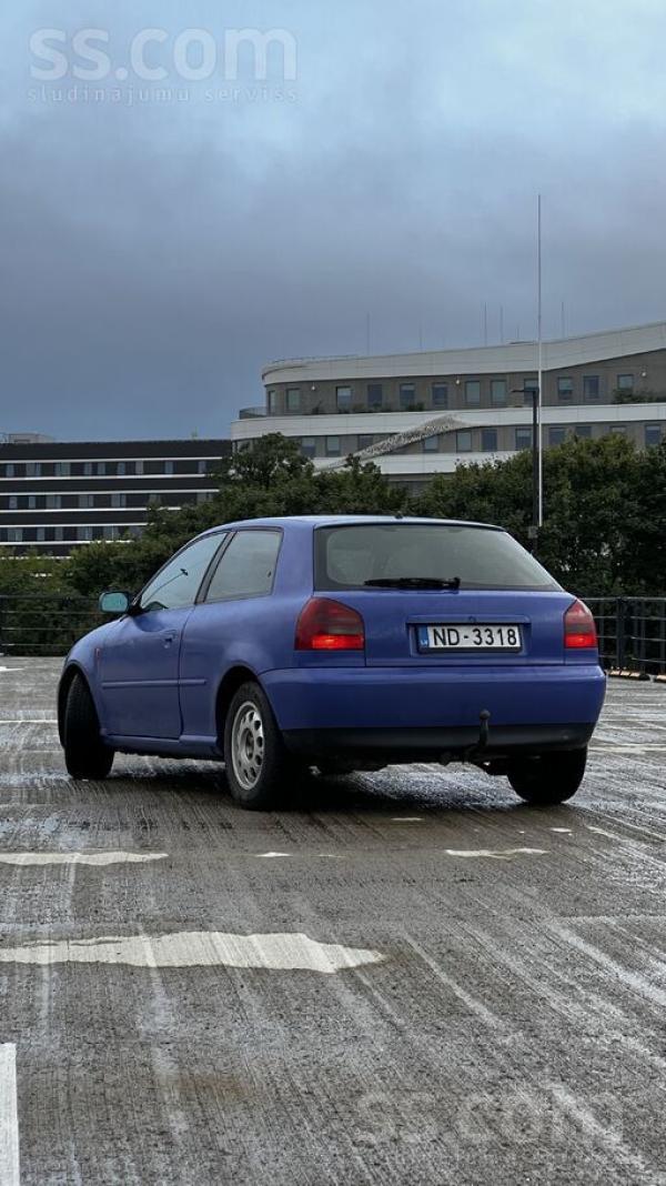 Blue Audi A3 1998 in Riga, with an engine capacity of 1.90 L and mileage of 355 thousand km for 1240 €, photo 3 on AUTOMOTO.COM.LV