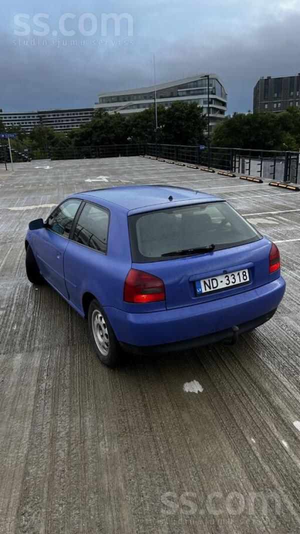 Blue Audi A3 1998 in Riga, with an engine capacity of 1.90 L and mileage of 355 thousand km for 1240 €, photo 4 on AUTOMOTO.COM.LV