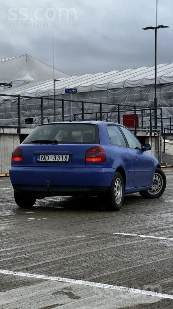 Blue Audi A3 1998 in Riga, with an engine capacity of 1.90 L and mileage of 355 thousand km for 1240 €, photo 5 on AUTOMOTO.COM.LV