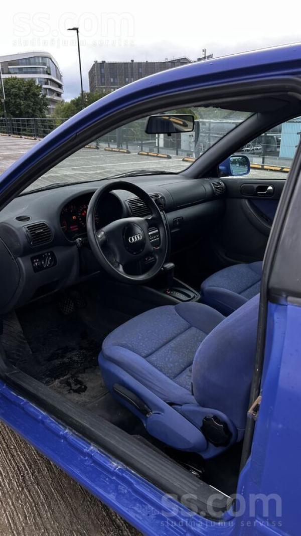 Blue Audi A3 1998 in Riga, with an engine capacity of 1.90 L and mileage of 355 thousand km for 1240 €, photo 7 on AUTOMOTO.COM.LV