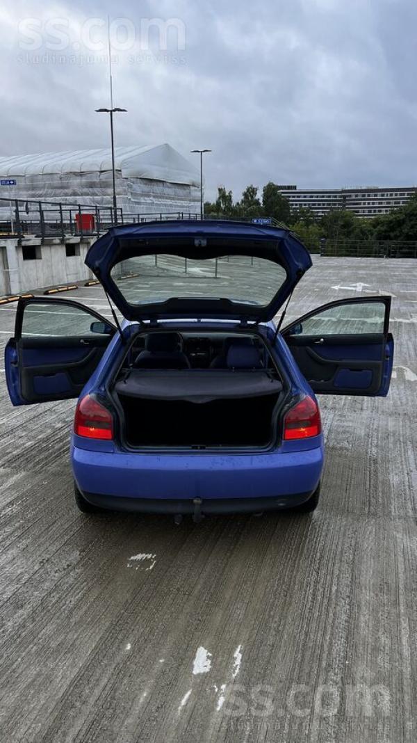 Blue Audi A3 1998 in Riga, with an engine capacity of 1.90 L and mileage of 355 thousand km for 1240 €, photo 9 on AUTOMOTO.COM.LV