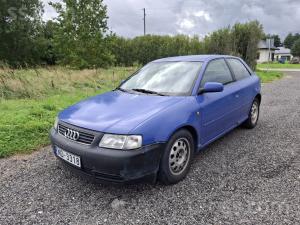 Zils Audi A3 1998 Rīga, ar dzinēja tilpumu 1.90 L un nobraukumu 356 tūkst. km par 700 €, foto  vietnē AUTOMOTO.COM.LV
