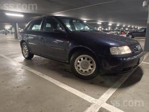 Zils Audi A3 1999 Rīga, ar dzinēja tilpumu 1.60 L un nobraukumu 423 tūkst. km par 858 €, foto  vietnē AUTOMOTO.COM.LV