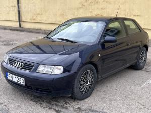 Blue Audi A3 1999 in Talsi, with an engine capacity of 1.80 L and mileage of 314 thousand km for 1490 €, photo  on AUTOMOTO.COM.LV