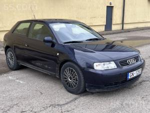 Blue Audi A3 1999 in Talsi, with an engine capacity of 1.80 L and mileage of 314 thousand km for 1490 €, photo 3 on AUTOMOTO.COM.LV