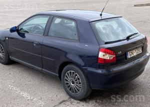 Blue Audi A3 1999 in Talsi, with an engine capacity of 1.80 L and mileage of 314 thousand km for 1490 €, photo 5 on AUTOMOTO.COM.LV