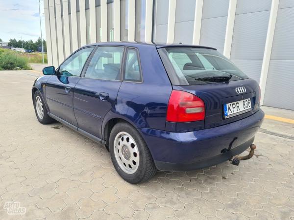 Синий Ауди А3 1999 в Вильнюс, объемом двигателя 1.90 л и пробегом 359 тыс. км за 620 €, фото 3 на AUTOMOTO.COM.LV