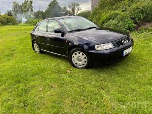 Zils Audi A3 1999 Madona, ar dzinēja tilpumu 1.80 L un nobraukumu 286 tūkst. km par 900 €, foto  vietnē AUTOMOTO.COM.LV