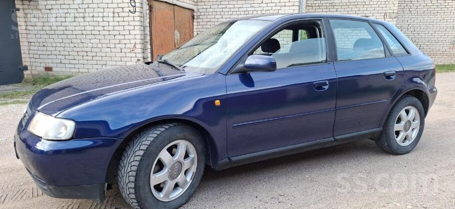 Blue Audi A3 1999 in Daugavpils, with an engine capacity of 1.90 L and mileage of 320 thousand km for 1350 €, photo 4 on AUTOMOTO.COM.LV