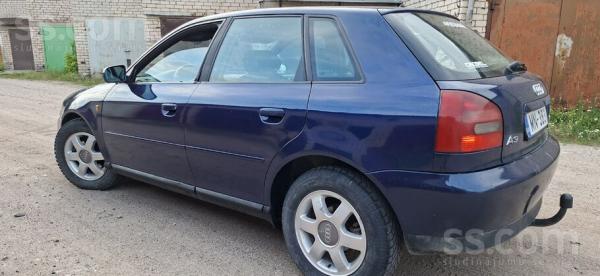 Blue Audi A3 1999 in Daugavpils, with an engine capacity of 1.90 L and mileage of 320 thousand km for 1350 €, photo 5 on AUTOMOTO.COM.LV