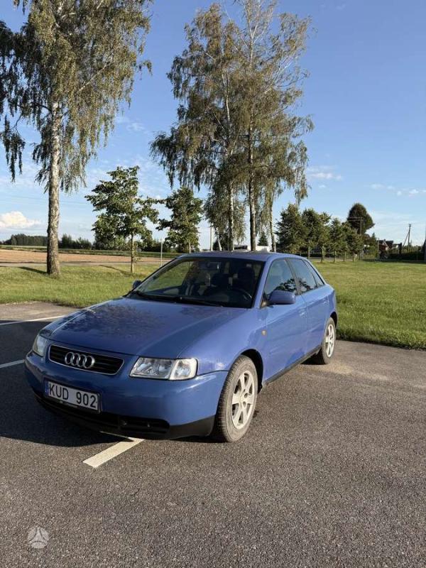 Zils Audi A3 1999 Kauņa, ar dzinēja tilpumu 1.80 L un nobraukumu 252 tūkst. km par 499 €, foto 1 vietnē AUTOMOTO.COM.LV