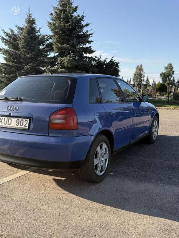Zils Audi A3 1999 Kauņa, ar dzinēja tilpumu 1.80 L un nobraukumu 252 tūkst. km par 499 €, foto 5 vietnē AUTOMOTO.COM.LV