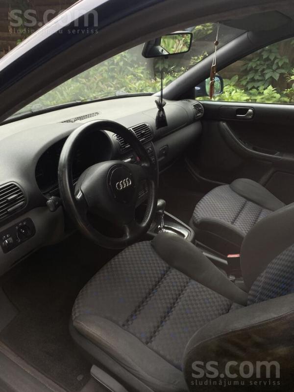 Zils Audi A3 1999 Daugavpils, ar dzinēja tilpumu 1.80 L un nobraukumu 221 tūkst. km par 1050 €, foto 7 vietnē AUTOMOTO.COM.LV