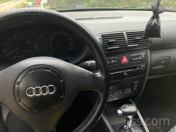 Blue Audi A3 1999 in Daugavpils, with an engine capacity of 1.80 L and mileage of 221 thousand km for 1050 €, photo 8 on AUTOMOTO.COM.LV