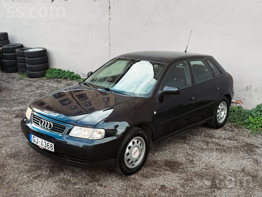 Blue Audi A3 1999 in Riga, with an engine capacity of 1.60 L and mileage of 212 thousand km for 890 €, photo 3 on AUTOMOTO.COM.LV