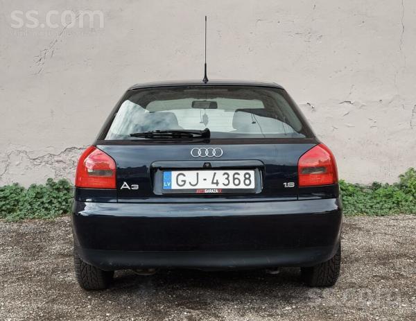 Ауди А3 1999 в Рига на AUTOMOTO.COM.LV Синий Ауди А3 1999 в Рига, объемом двигателя 1.60 л и пробегом 212 тыс. км за 890 €, фото 4 на AUTOMOTO.COM.LV